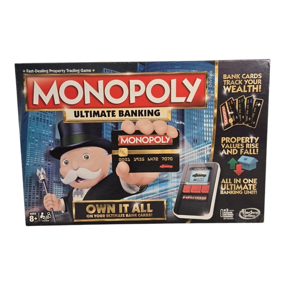 Hasbro | Games | 25 Monopoly Ultimate Banking Board Game Complete ...